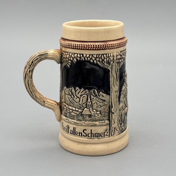 Dining | Vintage German Beer Stein With Dancing Bavarian Couple Alpine ...